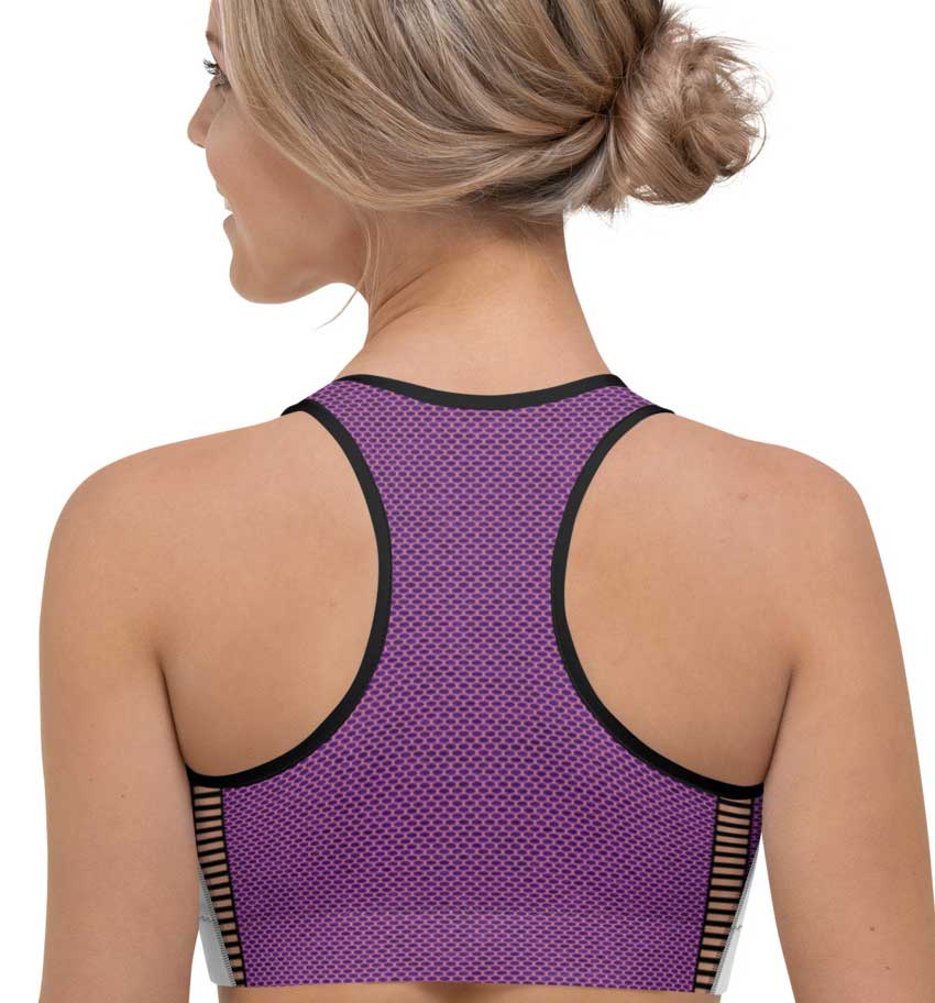 Stitch Pink Sports Bra - Action Curves